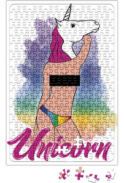 Baskı Dükkanı Unicorn 03 Puzzle 240 Parça Yapboz