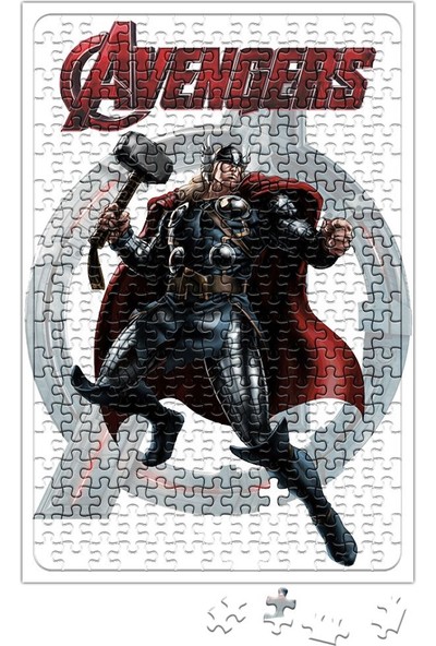 Baskı Dükkanı Avengers Thor Puzzle 240 Parça Yapboz