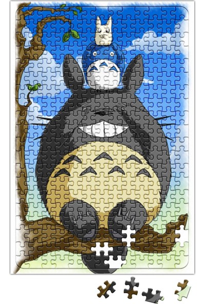 Baskı Dükkanı Totoro Puzzle 240 Parça Yapboz