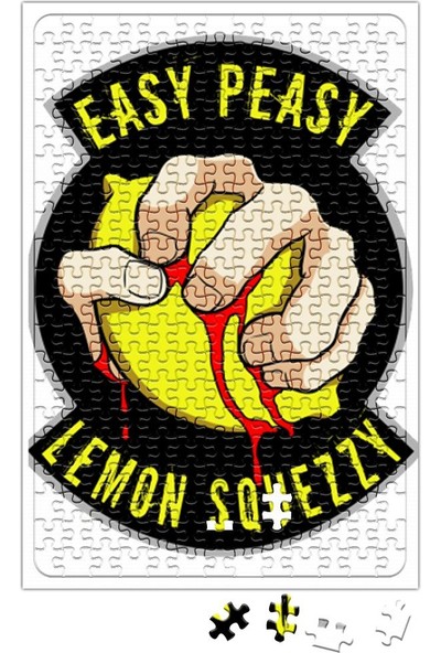 Baskı Dükkanı Easy Peasy Lemon Squezzy Puzzle 240 Parça Yapboz