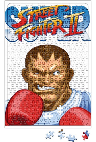 Baskı Dükkanı Street Fighter 2 Balrog Puzzle 240 Parça Yapboz
