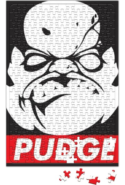 Baskı Dükkanı Dota 2 Pudge Puzzle 240 Parça Yapboz