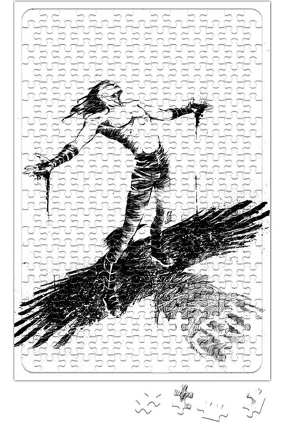 Baskı Dükkanı The Crow Freedom Puzzle 240 Parça Yapboz