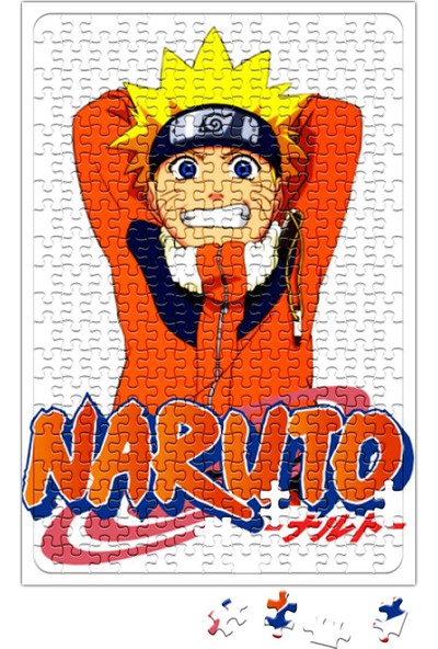 Baskı Dükkanı Naruto Puzzle 240 Parça Yapboz