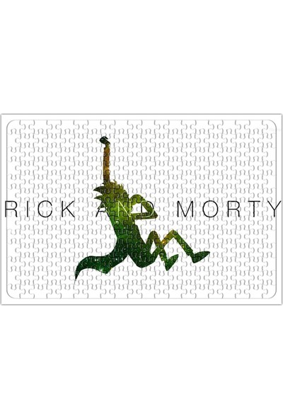 Baskı Dükkanı Tshirt Rick And Morty Puzzle 240 Parça Yapboz