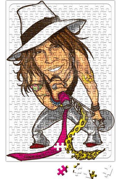 Baskı Dükkanı Steven Tyler Puzzle 240 Parça Yapboz