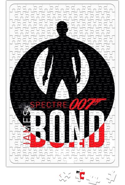 Baskı Dükkanı James Bond 007 James Bond Puzzle 240 Parça Yapboz
