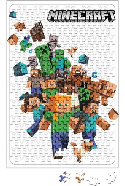 Baskı Dükkanı Minecraft Puzzle 240 Parça Yapboz