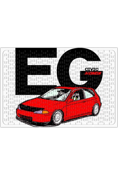 Baskı Dükkanı Honda Civic Eg Puzzle 240 Parça Yapboz