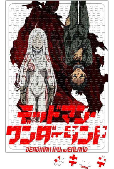 Baskı Dükkanı Deadman Wonderland Ganta Igarashi Shiro Puzzle 240 Parça