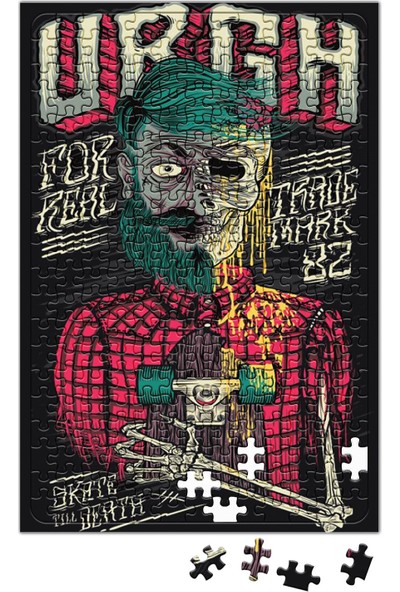 Baskı Dükkanı Radical Skate Puzzle 240 Parça Yapboz