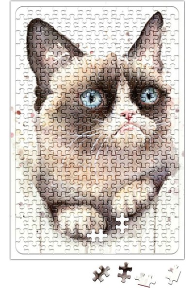 Baskı Dükkanı Cat Kedi Puzzle 240 Parça Yapboz