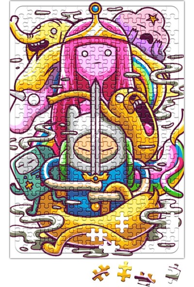 Baskı Dükkanı Adventure Time Marceline Jack Finn Cartoon Network Puzzle 240 Baskı Dükkanı Adventure Time Marceline Jack Finn Cartoon Network Puzzle 240