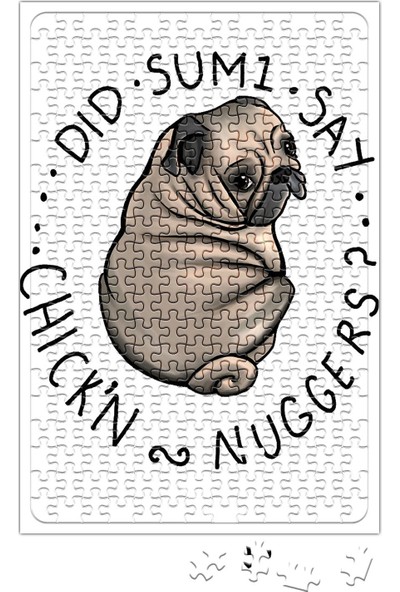 Baskı Dükkanı Chubby Pug Tombul Köpek Puzzle 240 Parça Yapboz Baskı Dükkanı Chubby Pug Tombul Köpek Puzzle 240 Parça Yapboz
