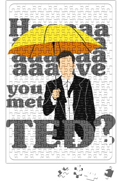 Baskı Dükkanı How I Met Your Mother Puzzle 240 Parça Yapboz