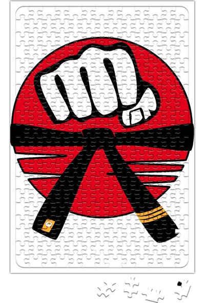 Baskı Dükkanı Kara Kuşak Puzzle 240 Parça Yapboz