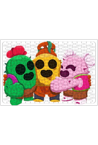 Baskı Dükkanı Spike Family Brawl Stars Puzzle 240 Parça Yapboz Baskı Dükkanı Spike Family Brawl Stars Puzzle 240 Parça Yapboz