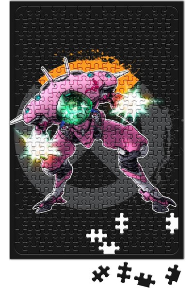 Baskı Dükkanı Overwatch One Fanart D Va Puzzle 240 Parça Yapboz