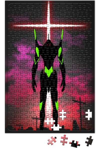 Baskı Dükkanı Neon Genesis Evangelion Eva Angel Puzzle 240 Parça Yapboz