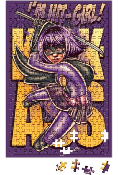 Baskı Dükkanı Movie Kick Ass I'm Hit Girl Puzzle 240 Parça Yapboz Baskı Dükkanı Movie Kick Ass I'm Hit Girl Puzzle 240 Parça Yapboz