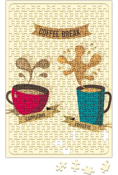 Baskı Dükkanı Coffee Break Puzzle 240 Parça Yapboz