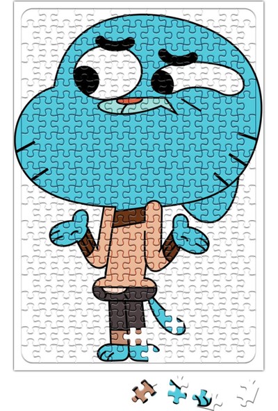 Baskı Dükkanı Gumball Puzzle 240 Parça Yapboz