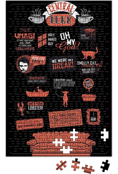 Baskı Dükkanı Friends Puzzle 240 Parça Yapboz