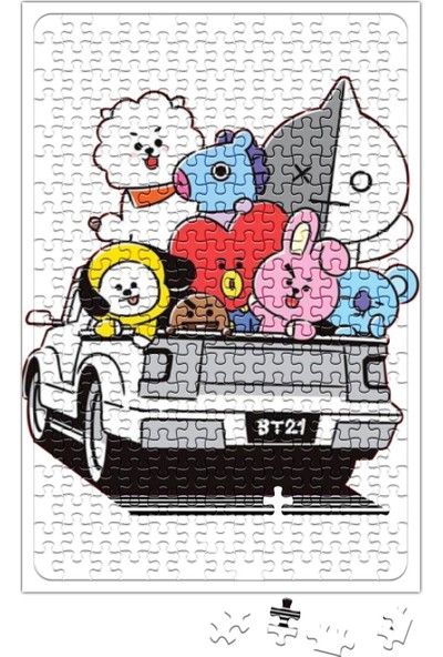 Baskı Dükkanı Bts BT21 Puzzle 240 Parça Yapboz