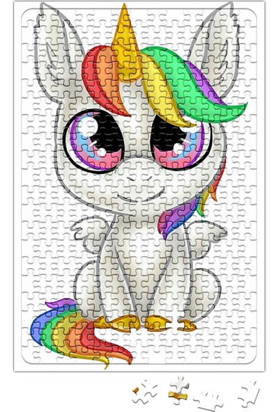 Baskı Dükkanı Unicorn Puzzle 240 Parça Yapboz