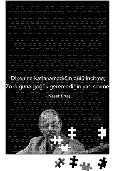 Baskı Dükkanı Neşet Ertaş Söz Puzzle 240 Parça Yapboz Baskı Dükkanı Neşet Ertaş Söz Puzzle 240 Parça Yapboz