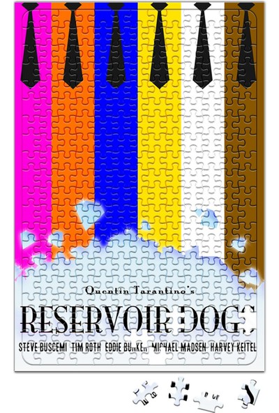 Baskı Dükkanı Reservoir Dogs Kravatlar Puzzle 240 Parça Yapboz