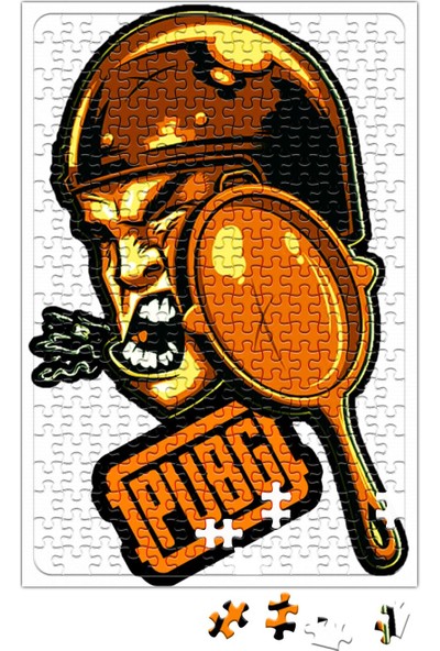 Baskı Dükkanı Serie Pubg Frigideira Puzzle 240 Parça Yapboz