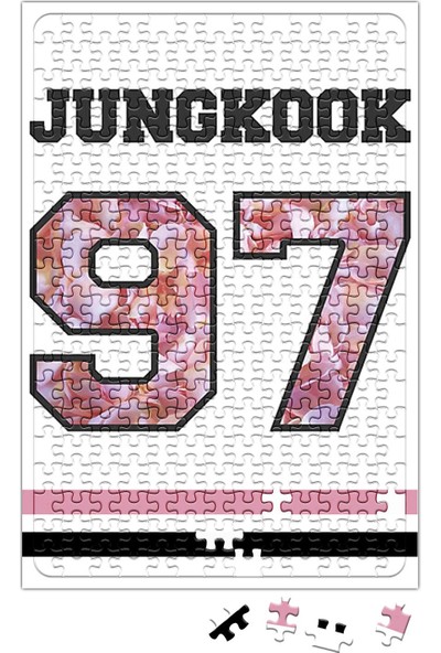 Baskı Dükkanı Bts Jungkook 97 Puzzle 240 Parça Yapboz