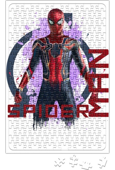 Baskı Dükkanı Avengers Spider Man Puzzle 240 Parça Yapboz
