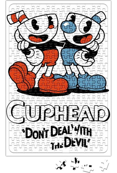 Baskı Dükkanı Cuphead 02 Puzzle 240 Parça Yapboz