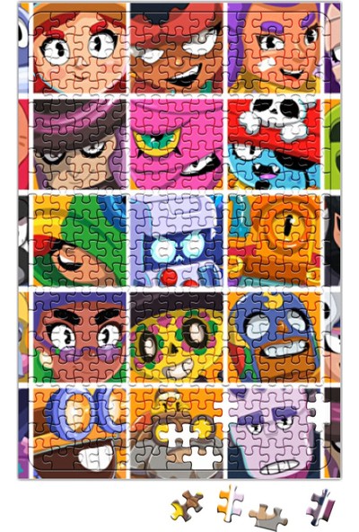 Baskı Dükkanı Brawl Stars Hepsi Puzzle 240 Parça Yapboz Baskı Dükkanı Brawl Stars Hepsi Puzzle 240 Parça Yapboz