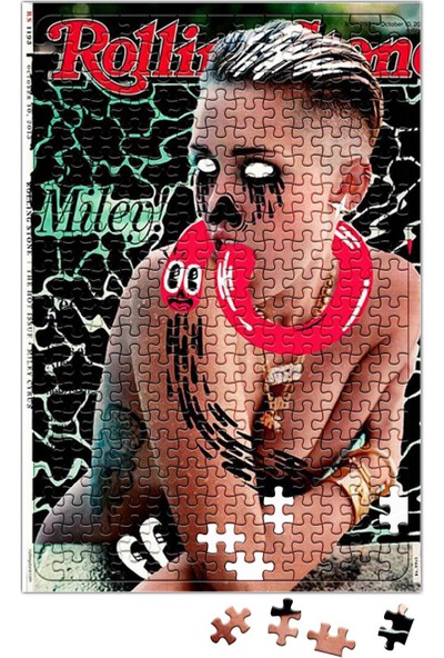 Baskı Dükkanı Miley Cyrus Wrecking Ball Puzzle 240 Parça Yapboz
