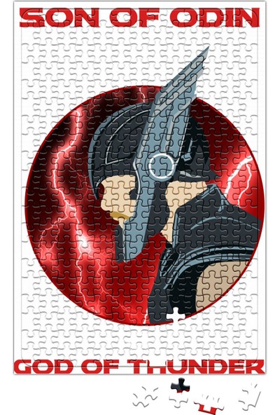 Baskı Dükkanı God Of Thunder Puzzle 240 Parça Yapboz