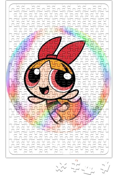 Baskı Dükkanı Bubbles Powerpuff Girls Puzzle 240 Parça Yapboz