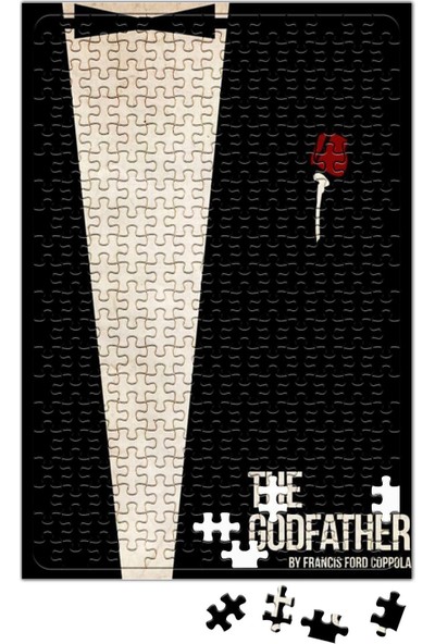 Baskı Dükkanı The Godfather Suit Puzzle 240 Parça Yapboz