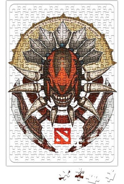 Baskı Dükkanı Bloodseeker Dota 2 05 Puzzle 240 Parça Yapboz