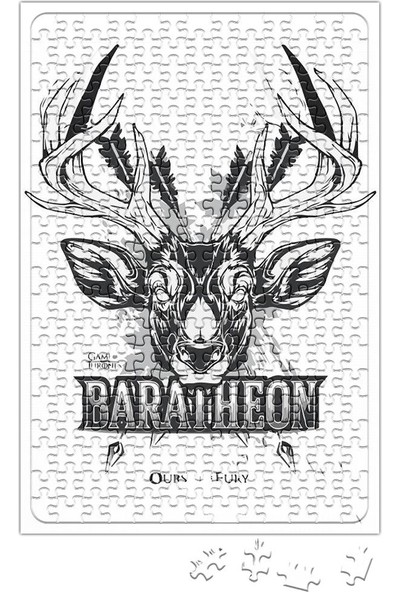 Baskı Dükkanı Baratheon Puzzle 240 Parça Yapboz