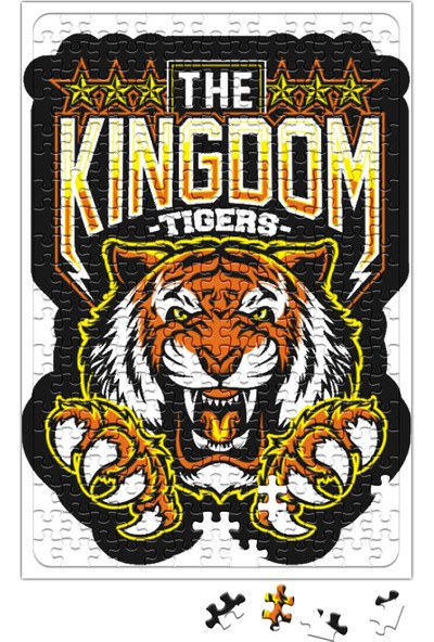 Baskı Dükkanı The Kindom Tigers Shiva Puzzle 240 Parça Yapboz