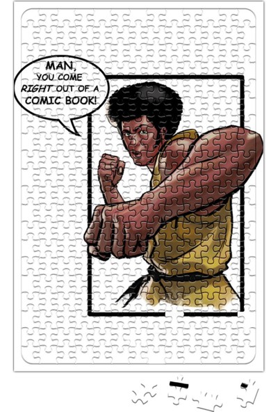 Baskı Dükkanı Jim Kelly Comic Puzzle 240 Parça Yapboz