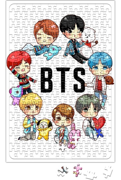 Baskı Dükkanı Bts Dna x BT21 Puzzle 240 Parça Yapboz