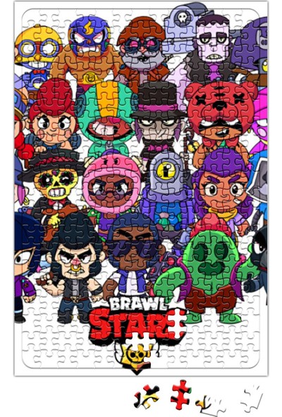 Baskı Dükkanı Brawl Stars Starları Puzzle 240 Parça Yapboz Baskı Dükkanı Brawl Stars Starları Puzzle 240 Parça Yapboz