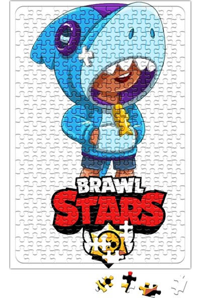 Baskı Dükkanı Brawl Stars Shark Leon Puzzle 240 Parça Yapboz Baskı Dükkanı Brawl Stars Shark Leon Puzzle 240 Parça Yapboz