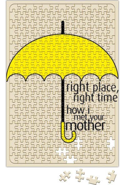 Baskı Dükkanı How I Met Your Mother Puzzle 240 Parça Yapboz
