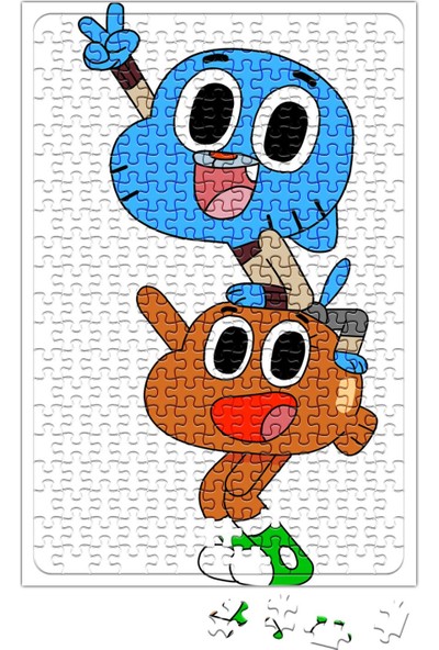 Baskı Dükkanı Gumball Darwin Puzzle 240 Parça Yapboz