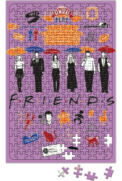 Baskı Dükkanı Friends Puzzle 240 Parça Yapboz